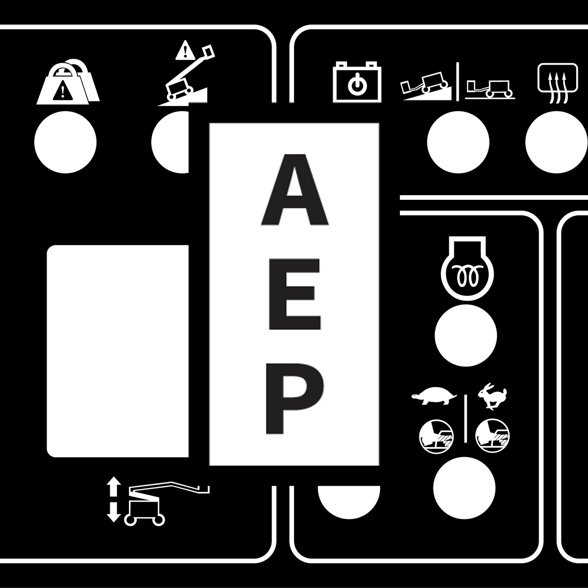 Genie 214933 Platform Control Panel | Aerial Lift Decals