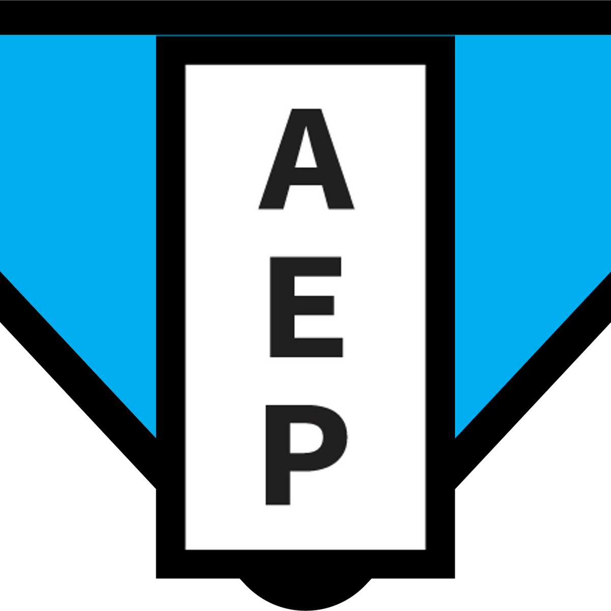 Genie 27206 Safety Label Triangle-Blue | Aerial Lift Decals