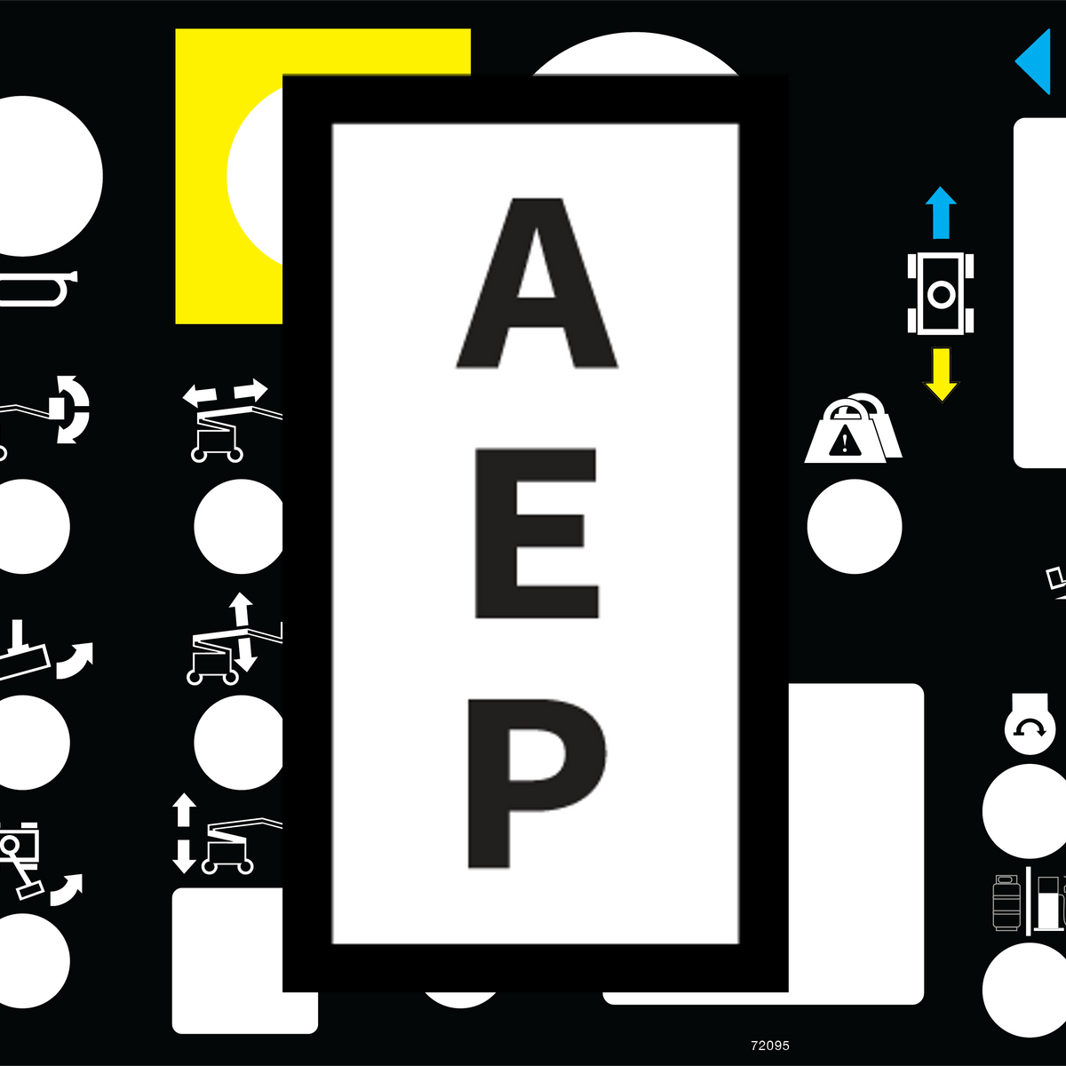 Genie 72095 Platform Control Panel | Aerial Lift Decals