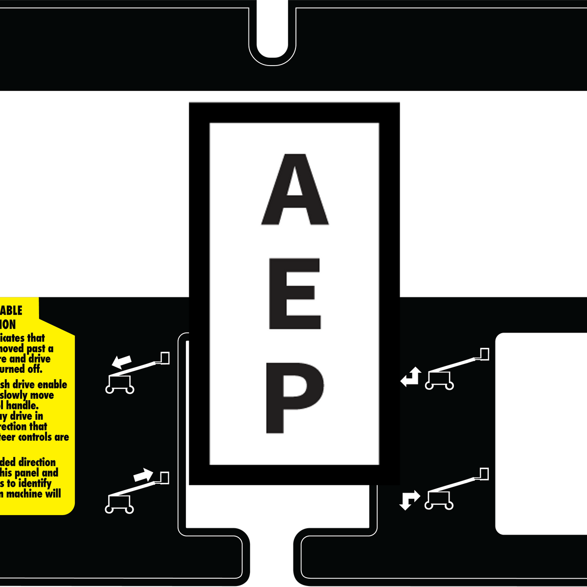 Genie 82281 Plat Control Panel-Z80 | Aerial Lift Decals