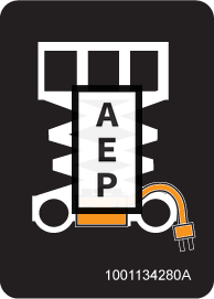 JLG 1001134280 Decal Charger Label | Aerial Safety Labels
