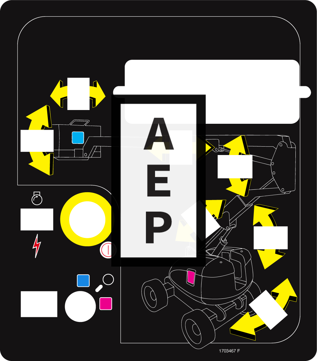 JLG 1703467 Decal Mtb | Aerial Safety Labels