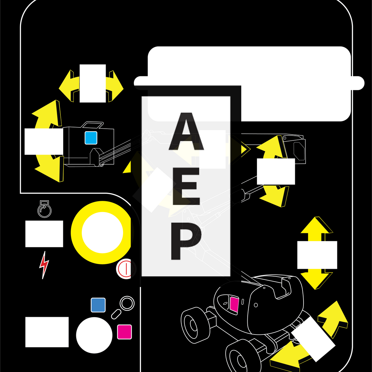 JLG 1703691 Decal Mtb Aj | Aerial Safety Labels