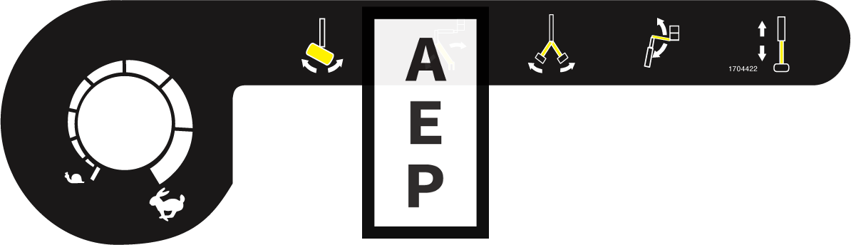 JLG 1704422 Decal Function Speed | Aerial Safety Labels