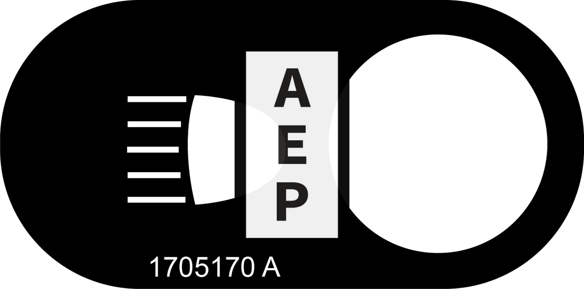 JLG 1705170 Decal Headlight | Aerial Safety Labels
