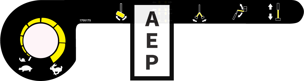 JLG 1705175 Decal Function Speed | Aerial Safety Labels