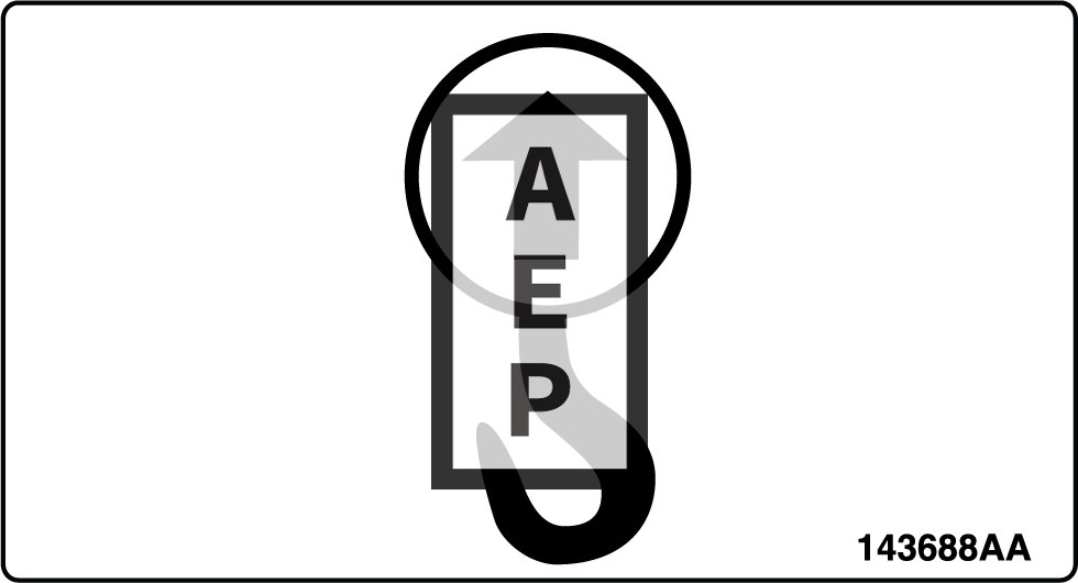 Skyjack 143688 Decal Lift Points | Aerial Safety Labels