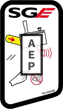 Skyjack 166139 Decal Secondary Guarding | Aerial Safety Labels