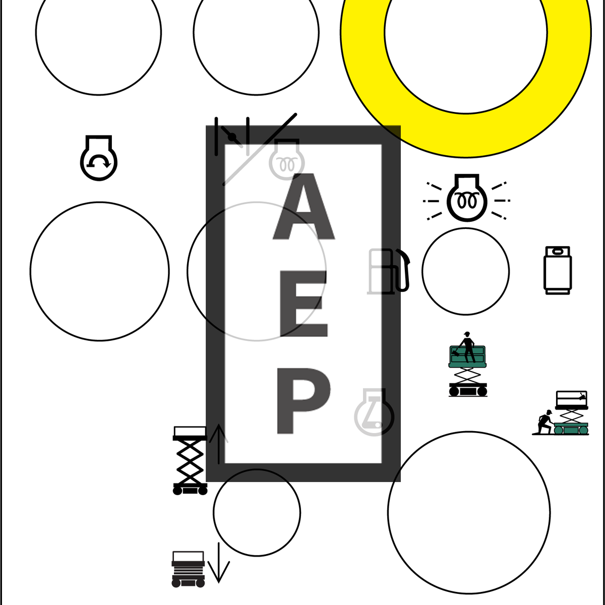 Skyjack 171909 Decal Uv Panel | Aerial Safety Labels