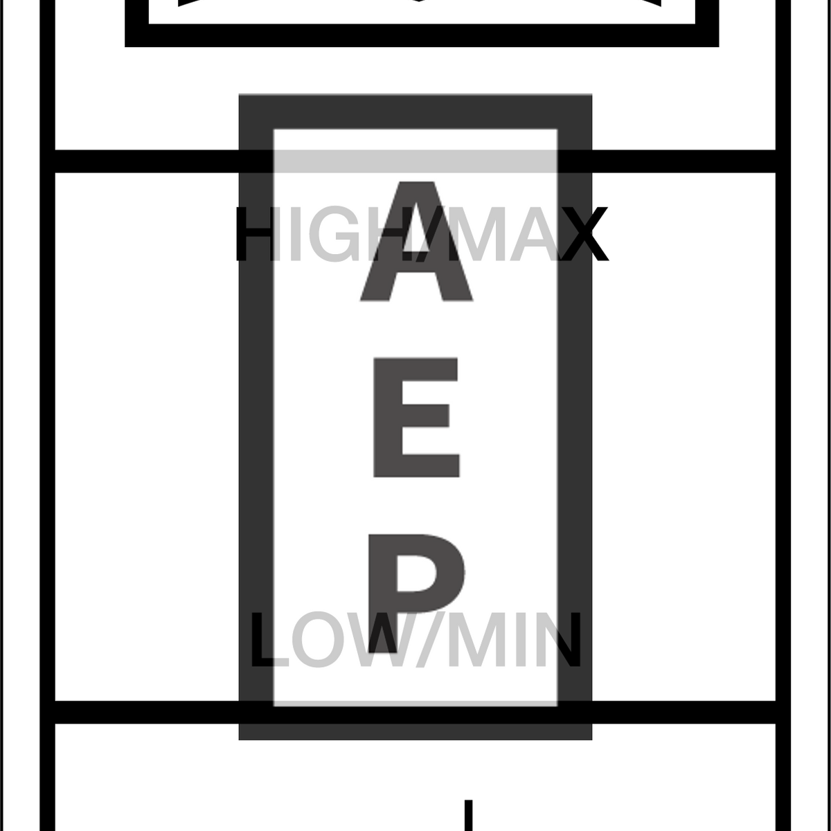 Skyjack 172425 Decal Hyd Oil Level Large | Aerial Safety Labels