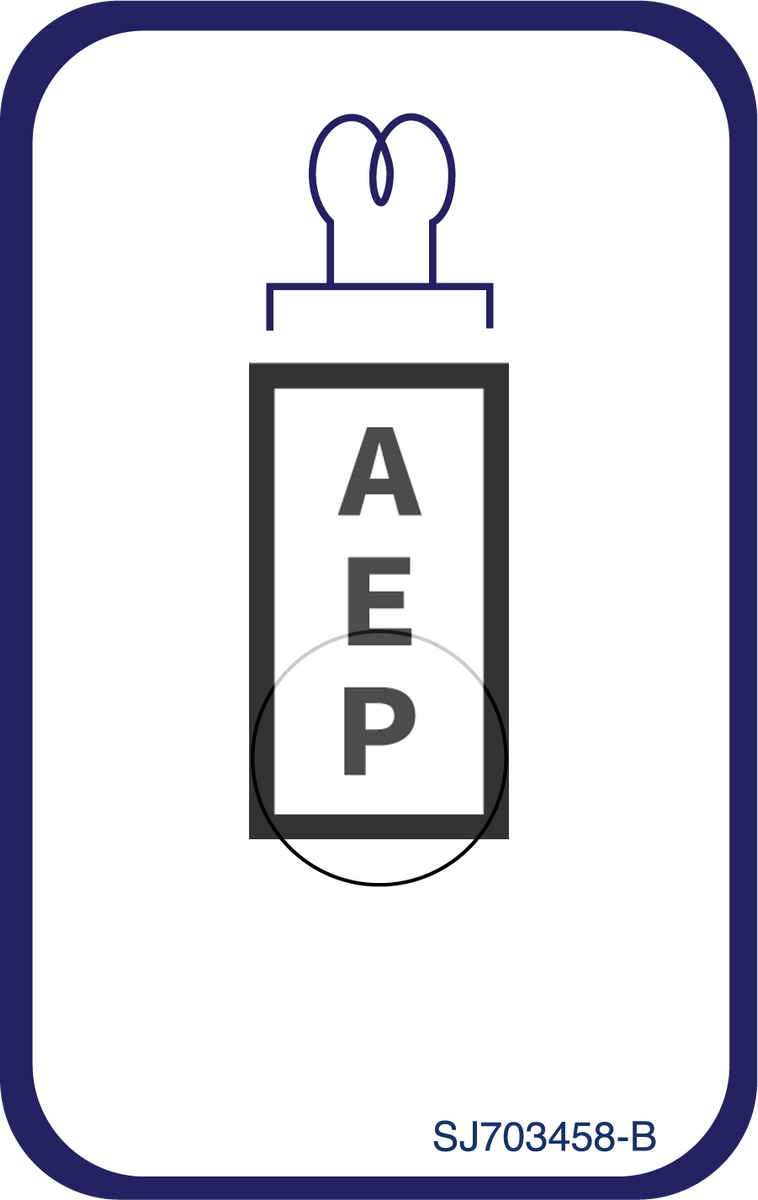 Skyjack 703458 Decal Diesel Glow Plug | Aerial Safety Labels