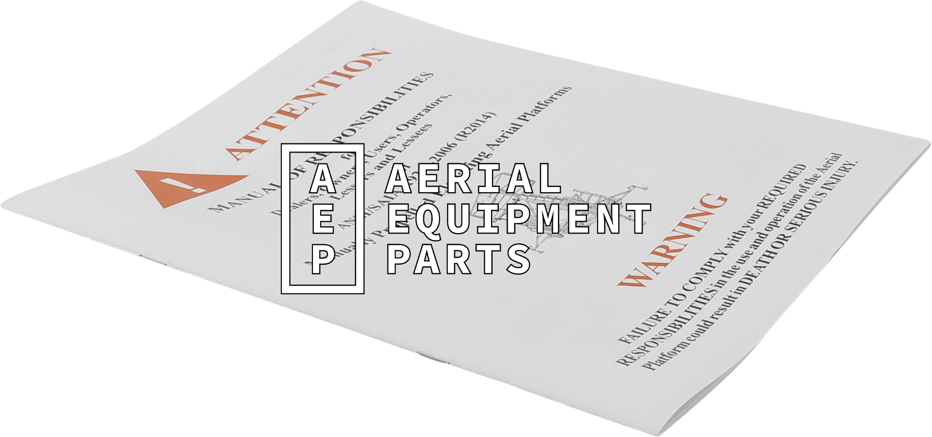 Aem Aerial Platform - Safety Manuals | Aerial Equipment Parts