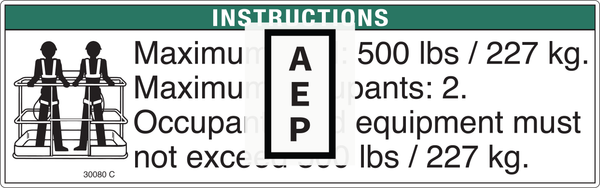 Decals & Labels for Genie Aerial Lifts | Aerial Replacement Parts