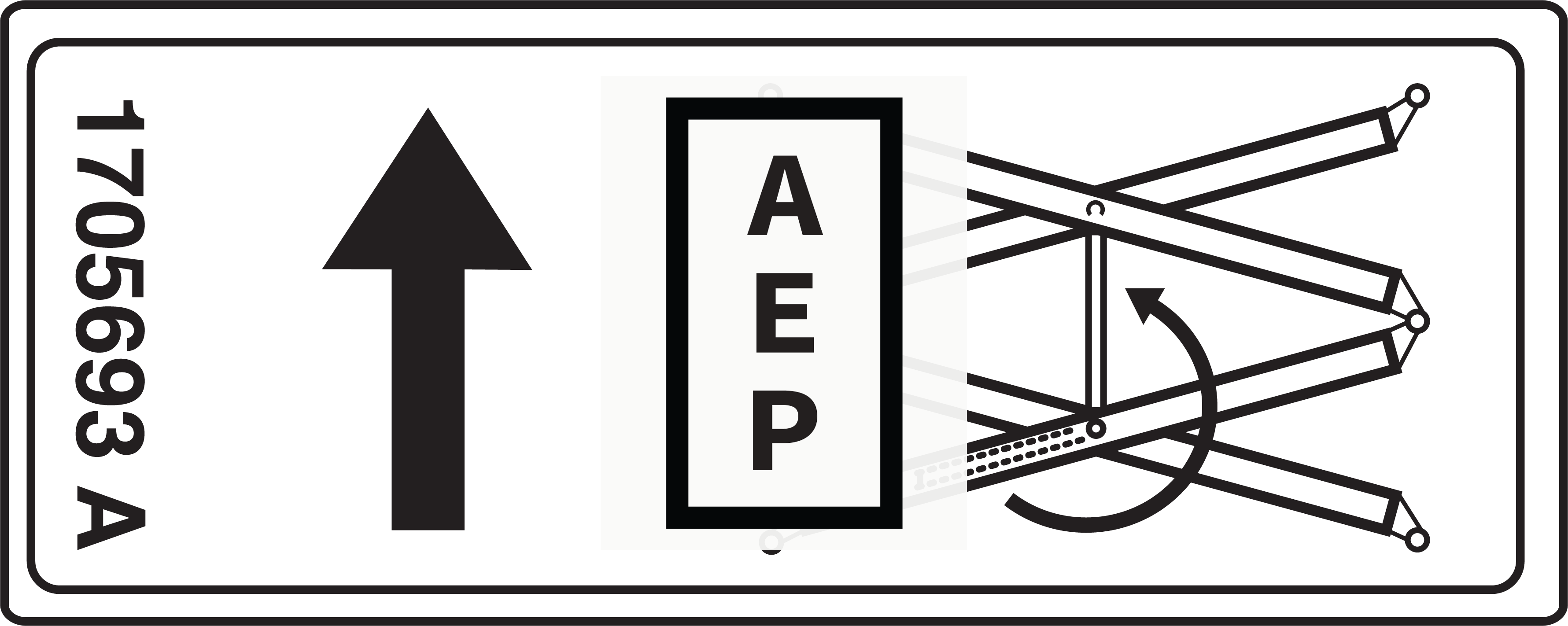 JLG Decal, Safety Prop 1705693 | Aerial Equipment Parts