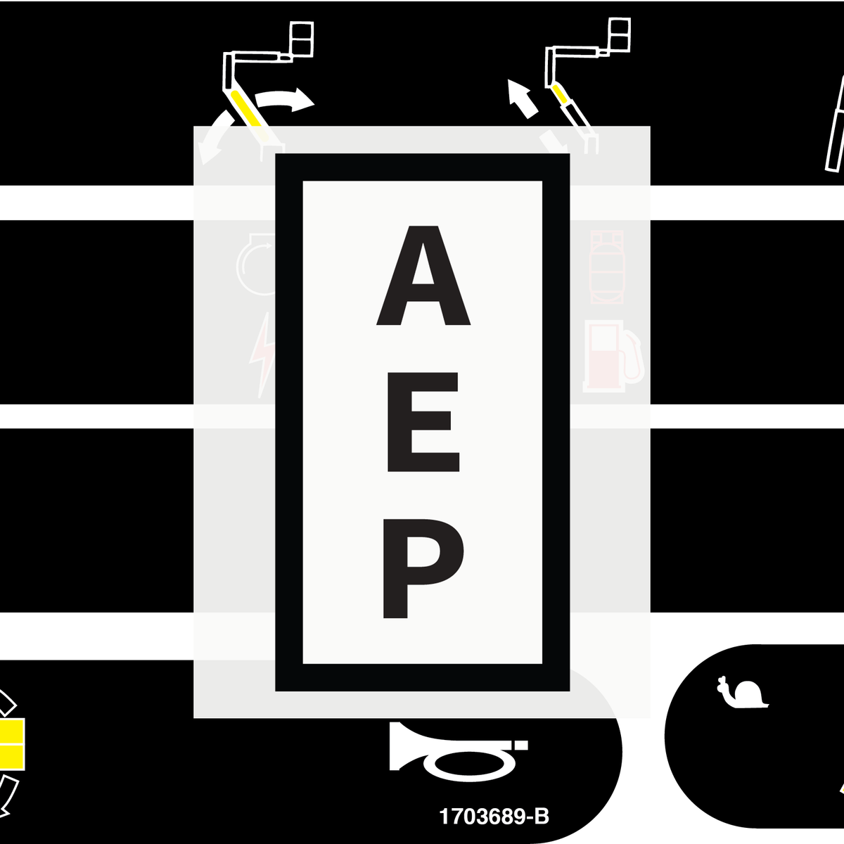 JLG Decal Kit, Platform Console 2910867 | Aerial Equipment Parts