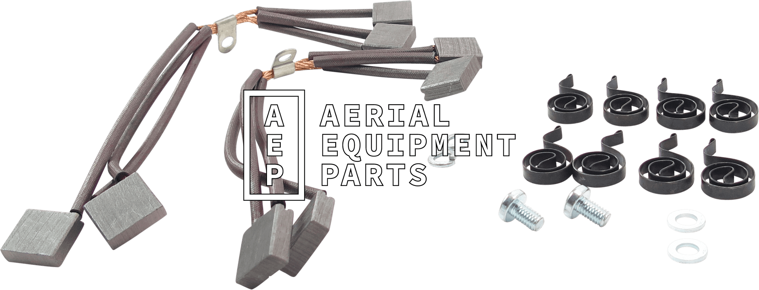 JLG 7016781 Brush Set, With Springs | Aerial Equipment Parts