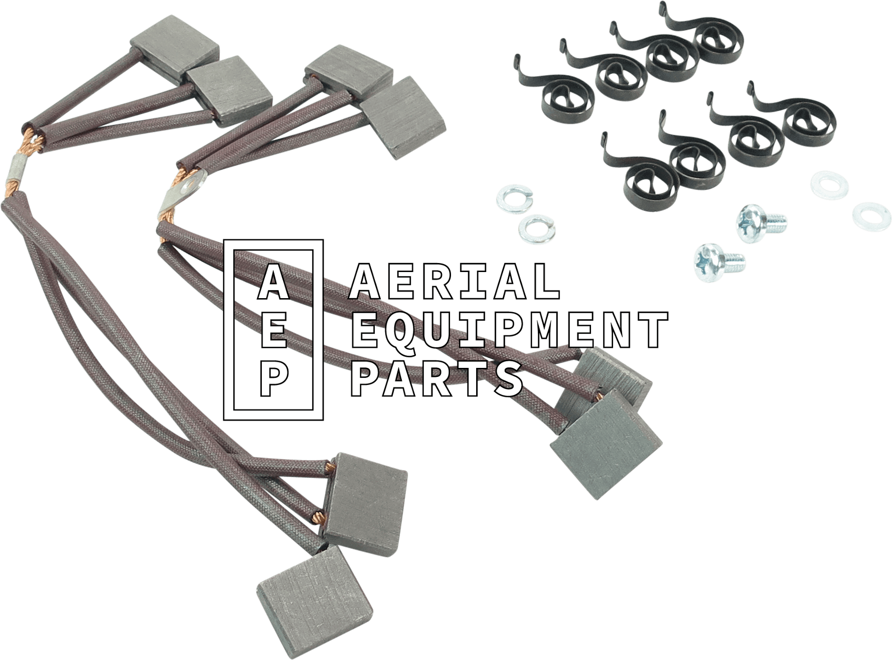 JLG 7016781 Brush Set, With Springs | Aerial Equipment Parts