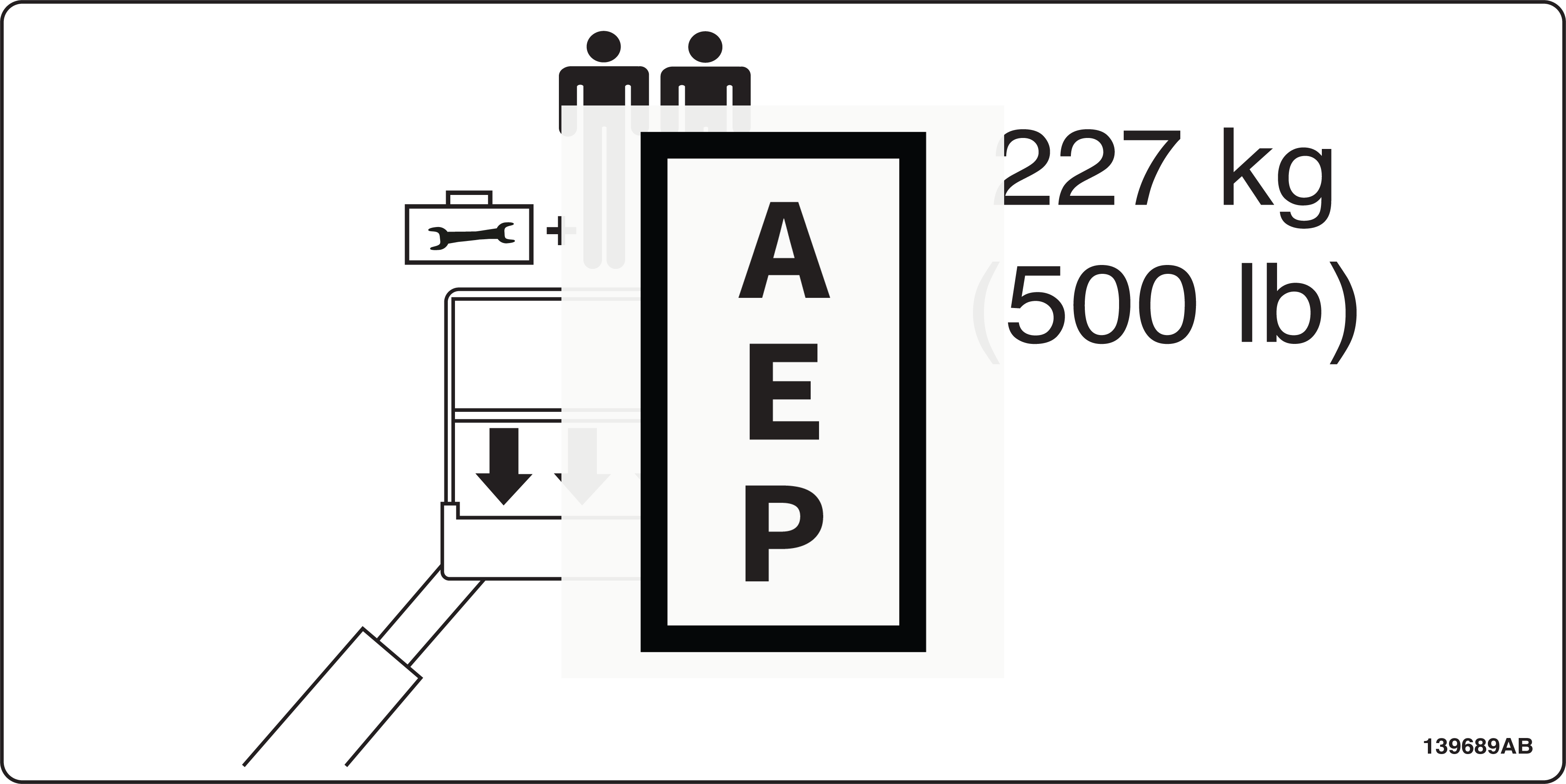 Skyjack Lift 139689 Safety Decal Labels | Aerial Equipment Parts