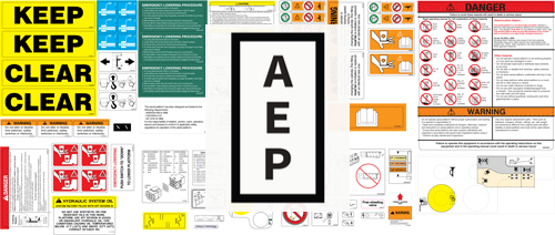 Skyjack Decal Kit, Safety 149766 | Aerial Equipment Parts