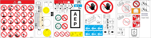 Skyjack Lift 160633 Safety Decal Kit | Aerial Equipment Parts