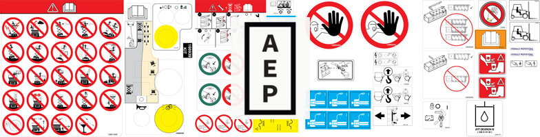 Skyjack Lift 166939 Warning Decal Kit | Aerial Equipment Parts